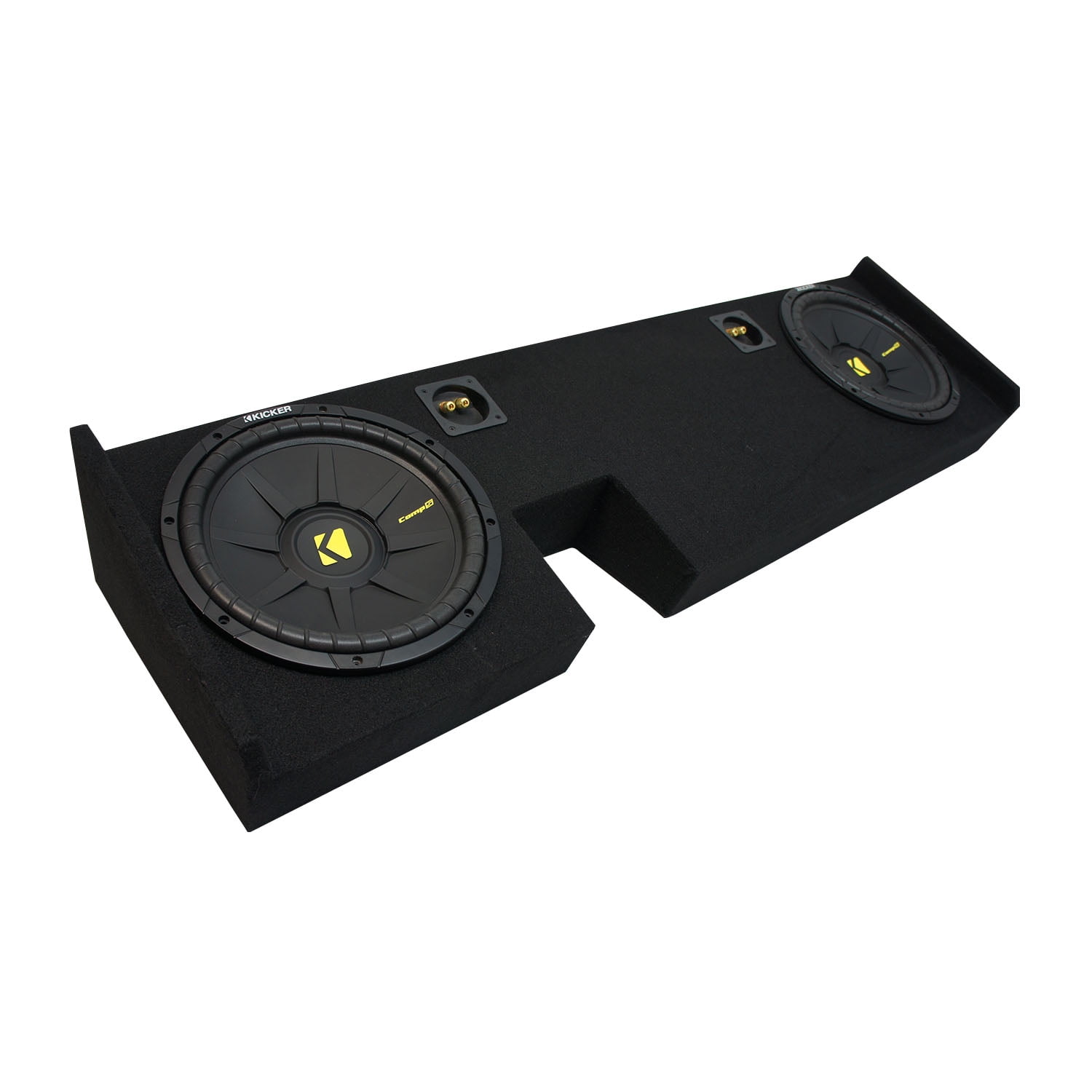 09-14 Ford F-150 Ext Super Cab Truck Kicker CompC CWCS10 Dual 10 Sub Box Package - Walmart.com