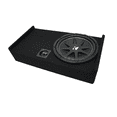 2009-2015 Ford F-150 Super Crew Truck Kicker Comp C12 Single 12" Custom Seat Cab Speaker Sub Box ...