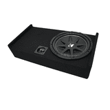 2009-2015 Ford F-150 Super Crew Truck Kicker Comp C12 Single 12" Custom Seat Cab Speaker Sub Box ...