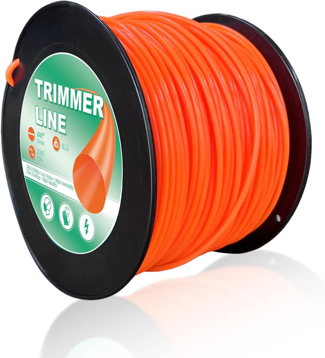 095 Weed Eater String Trimmer Line of 843 Feet, 3-Pound Round Weed ...