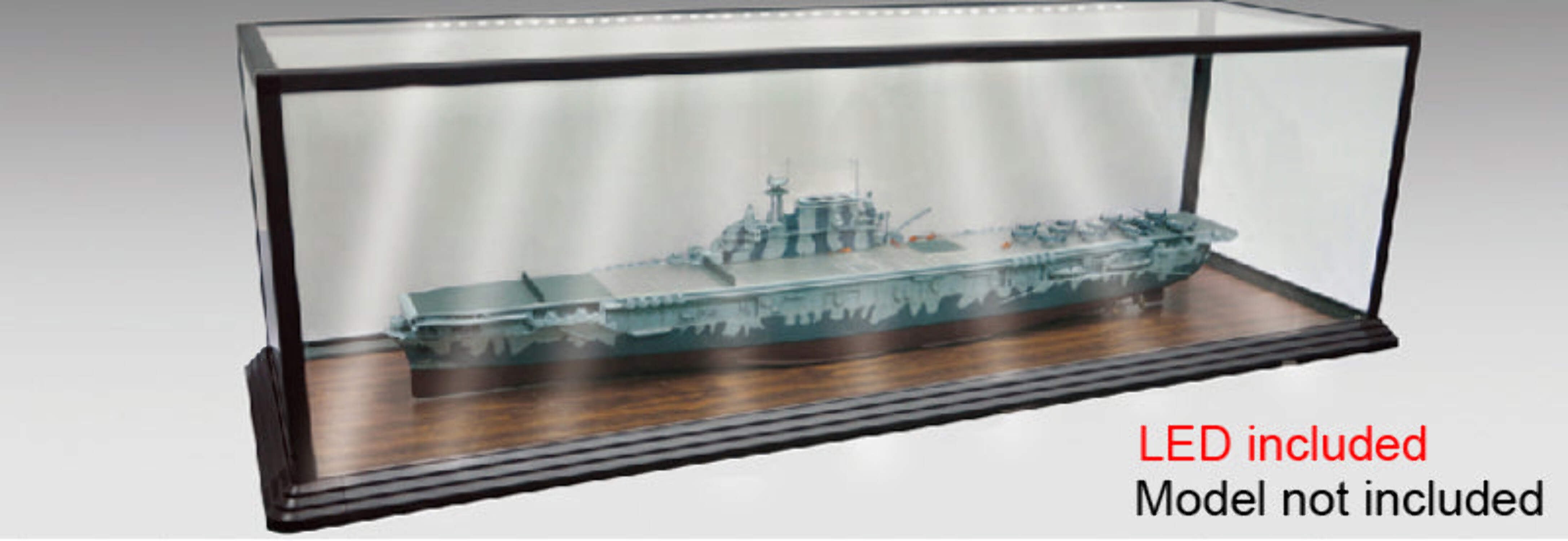 09838 Master Tools Glass Showcase with LED - Length: 1.5m - Walmart.com