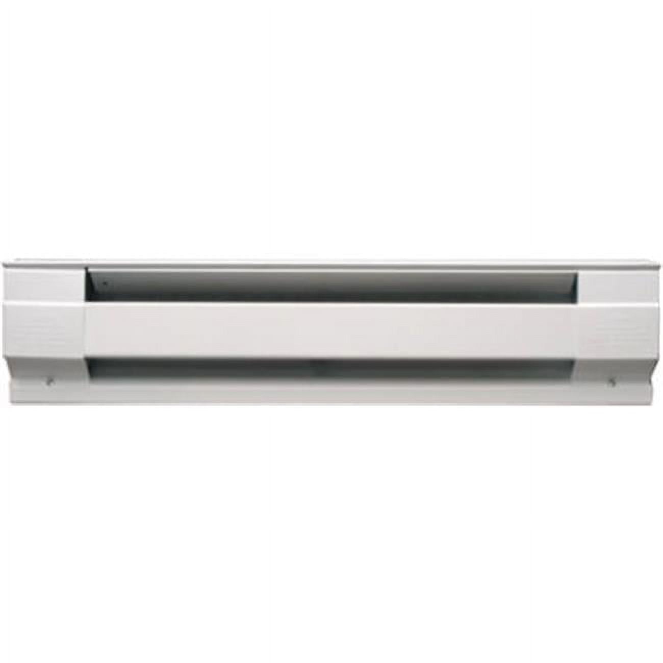 09952 4 x 36.3 in. 240V 750W White Baseboard Hardwire Electric Zone ...