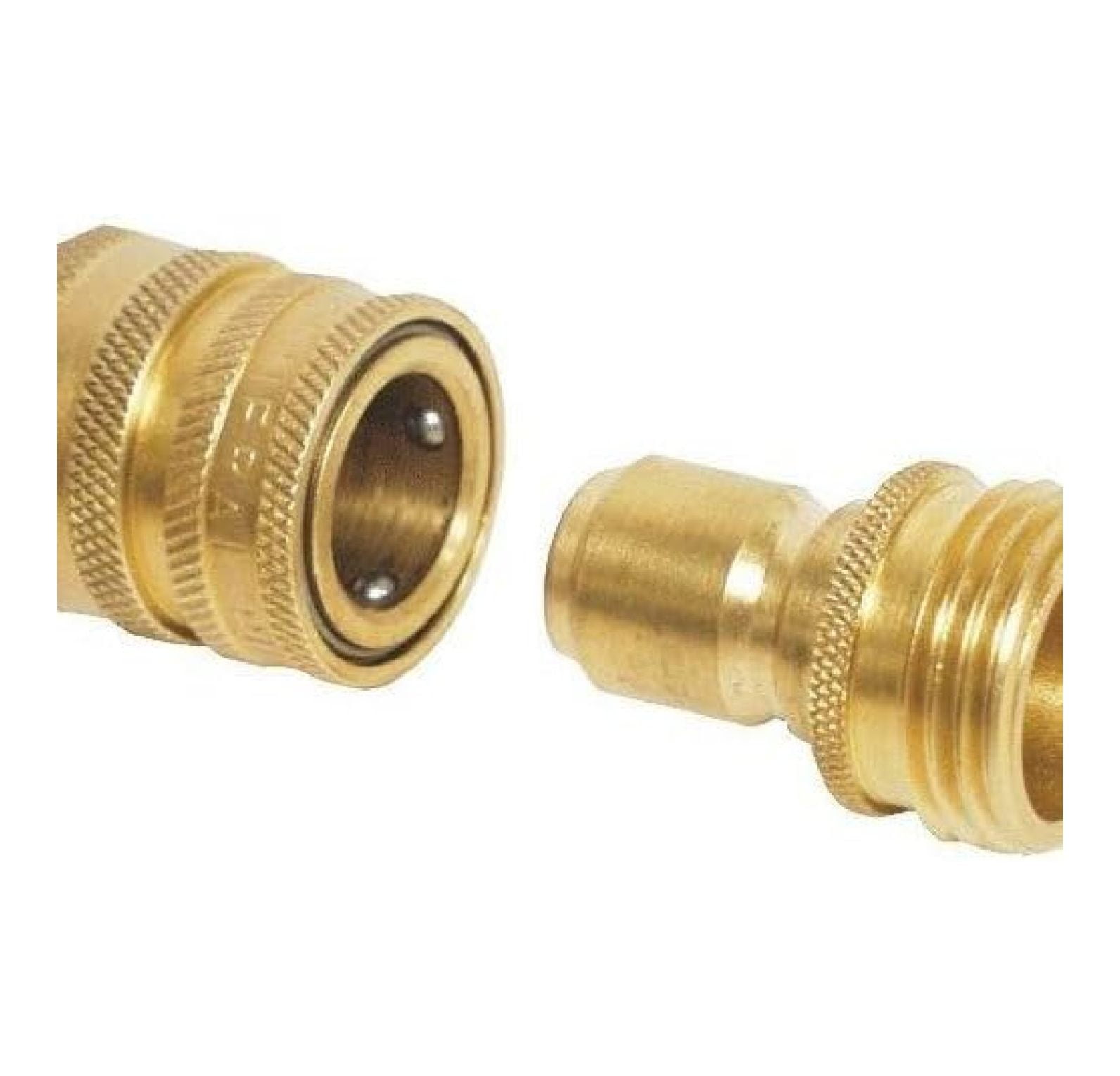 09QCGT 2-Piece Brass Quick Connector Set for Hose Pack of 4 - Walmart.com