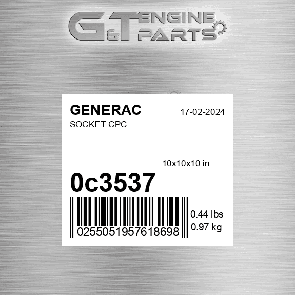 0C3537 SOCKET CPC fits GENERAC (New OEM) - Walmart.com