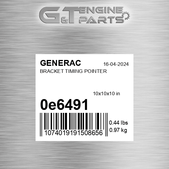 0E6491 BRACKET TIMING POINTER fits GENERAC (New OEM) - Walmart.com