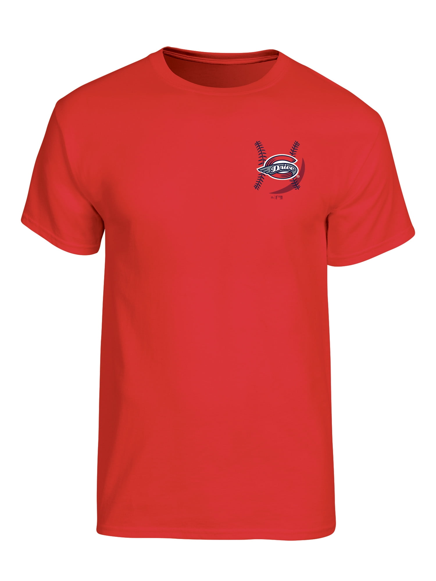 MiLB GREENVILLE DRIVE Mens Primry Color Cotton Short Sleeve Tee 2Hit ...