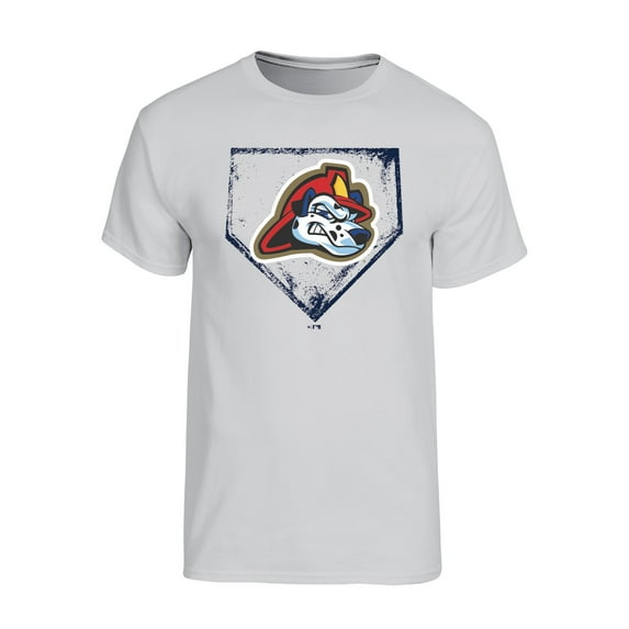 MiLB PEORIA CHIEFS Mens Ash Color Cotton Short Sleeve Tee Plate OPP ...