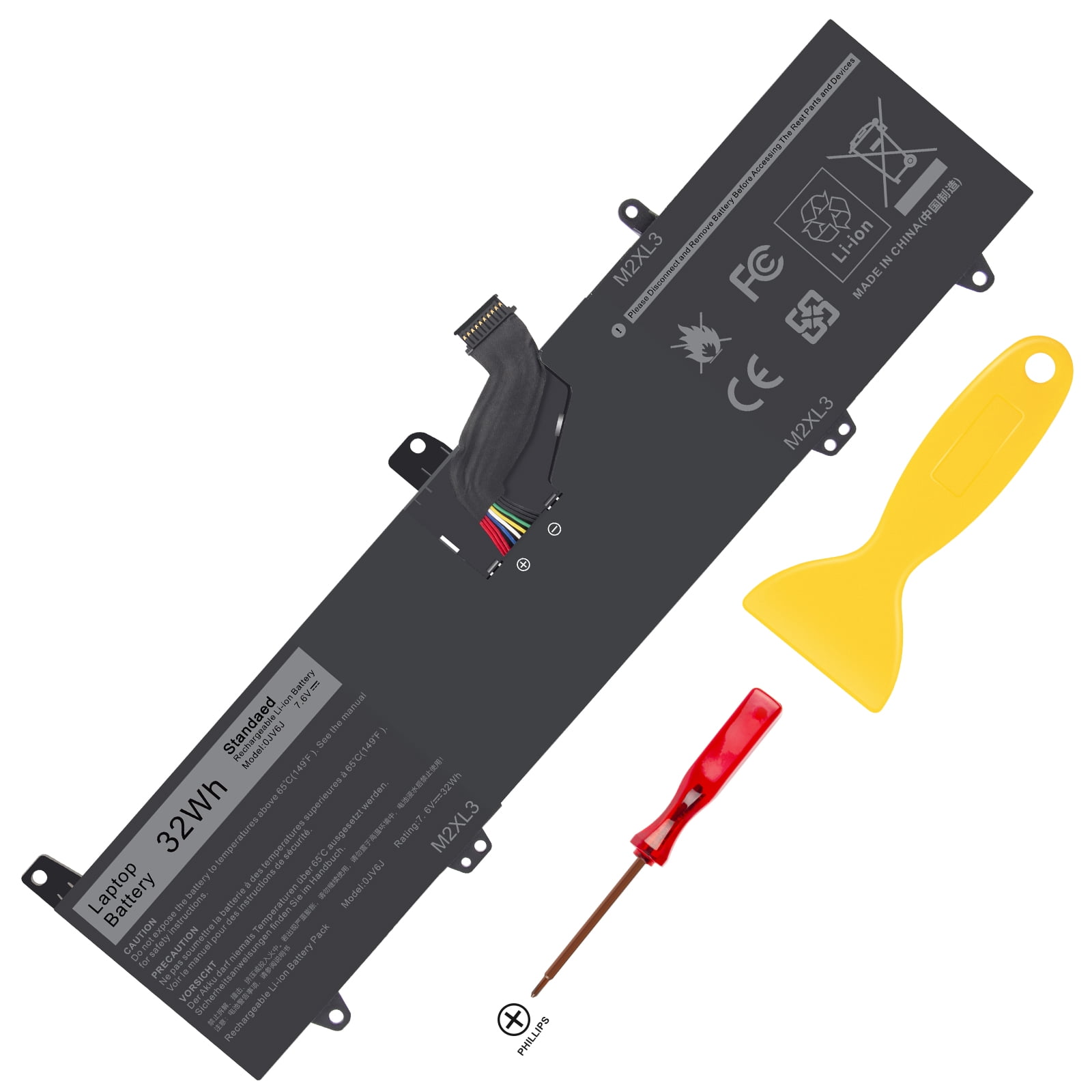 0JV6J Laptop Battery for Dell Inspiron 11 3162 3164 3168 3169 3179 3180 ...