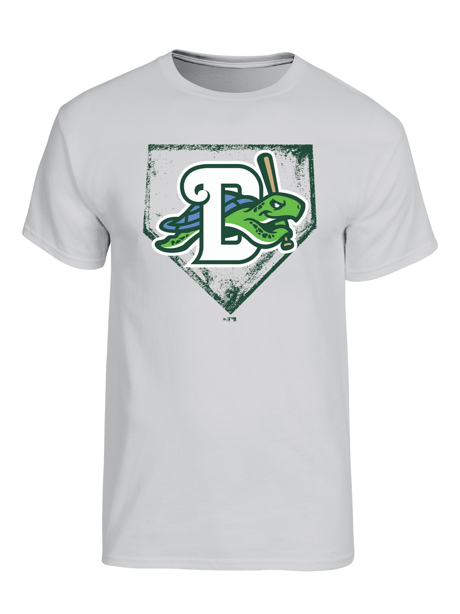 MiLB DAYTONA TORTUGAS Mens Ash Color Cotton Short Sleeve Tee Plate OPP ...
