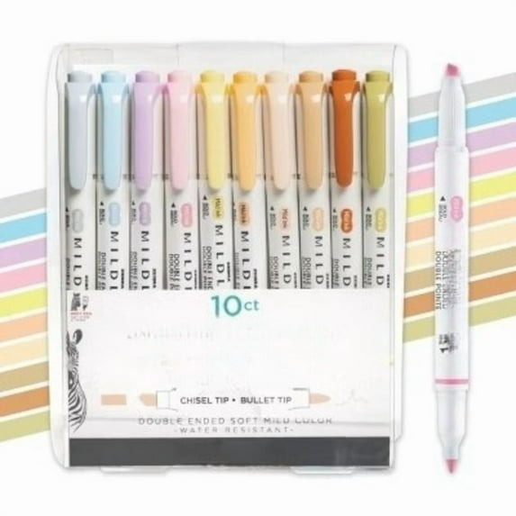 0ct Highlighters Double Ended Gifting: Multicolored Art & Stationery ...