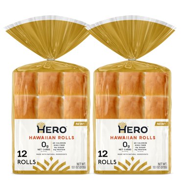 Hero Classic White Bread - Zero High Protein, High Fiber, 0g Net Carb ...