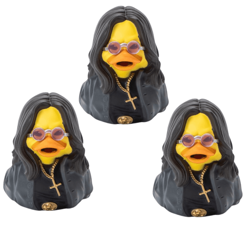 0zzy Osbourne Vinyl - Ozzy Osbourne Cosplaying Rubber Duck Vinyl Figure – Limited Edition ...