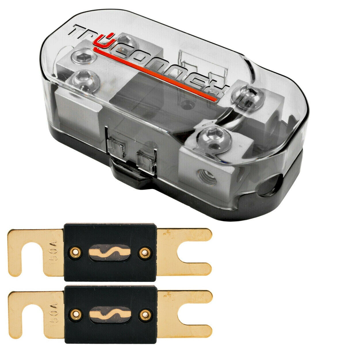 The Wires Zone Gauge Dual ANL Fuse Holder Distribution Block 150 Amp ...