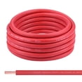 1/0 AWG 30 FT Red Pure Copper Electrical Wire for Automotive Solar ...