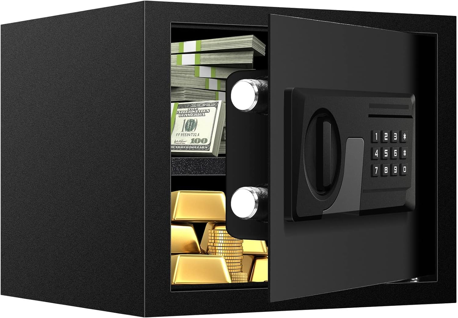 1.0 Cubic Feet Home Safe Fireproof Waterproof, Digital Home Security ...