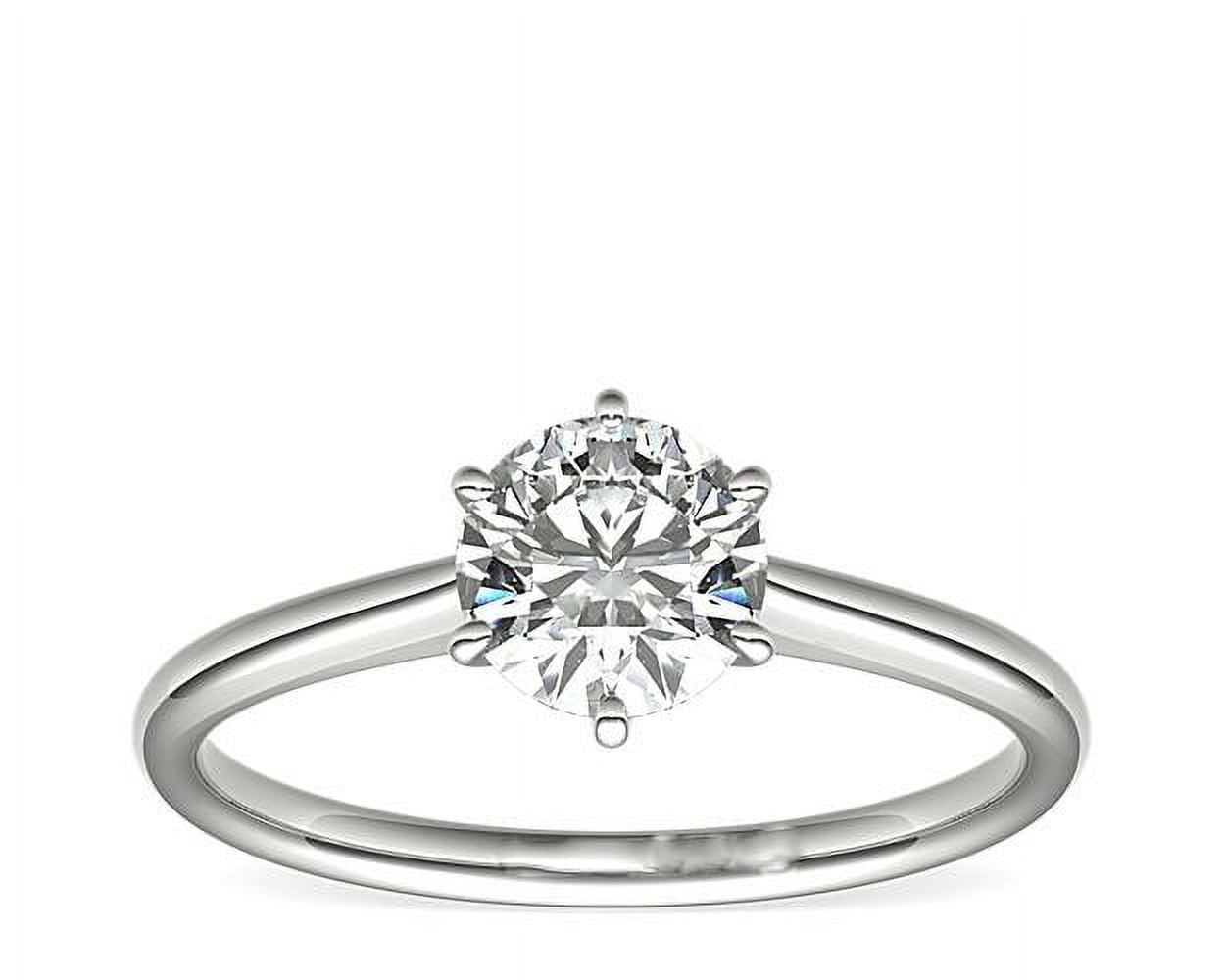 1.00 Carat Brilliant Round Cut Genuine Diamond Wonderful Engagement ...