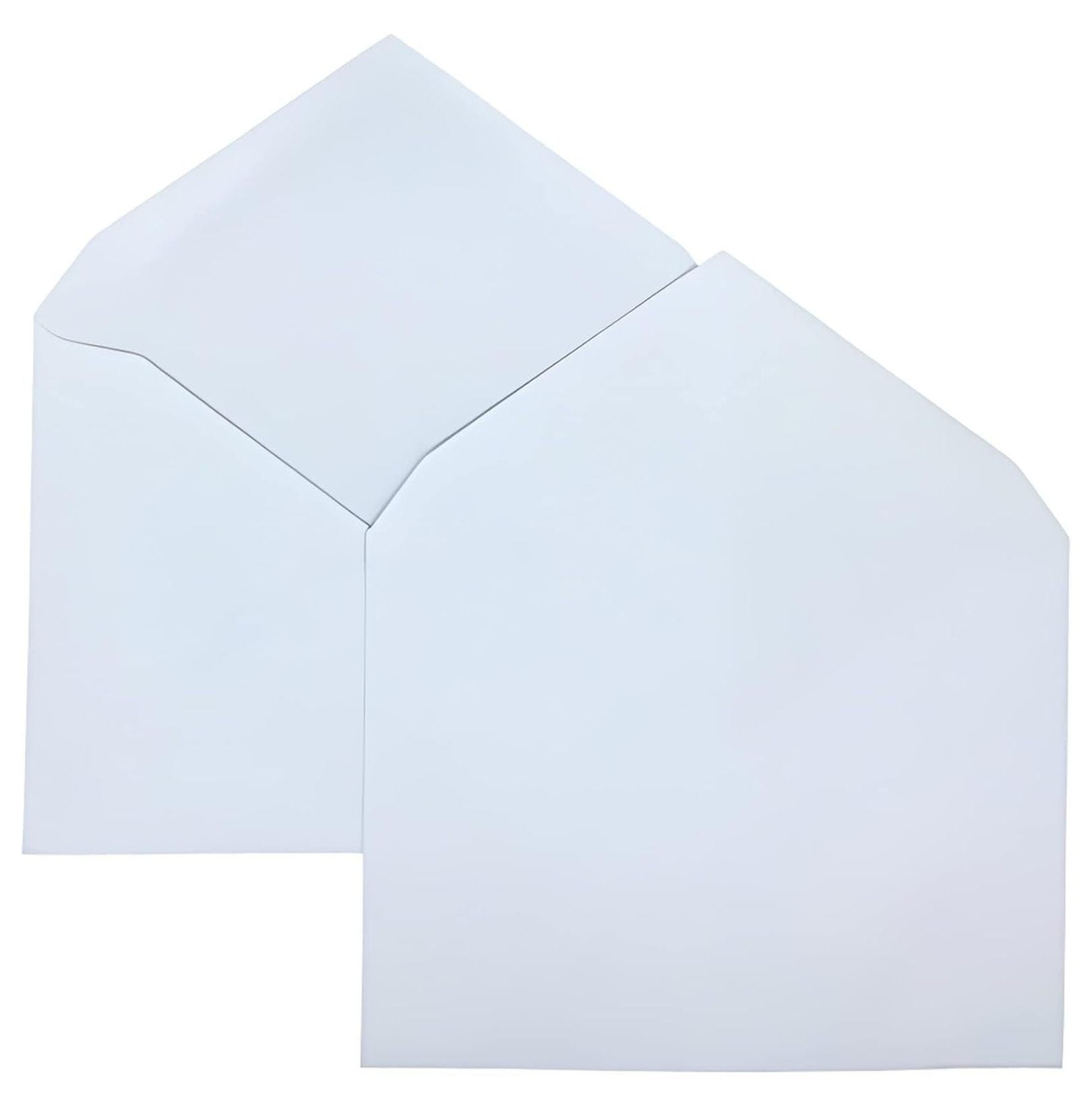 ,000 4 3/8 x 5 3/4 White Paper A2 Invitation Envelopes/ Gummed Closure ...