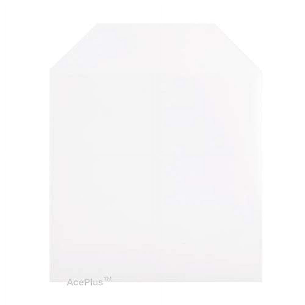 1,000 CPP Clear Plastic Sleeve with Flap - Walmart.com