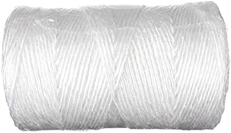 1,000 Foot White Poly Twine Tube – Polypropylene Packaging Twine ...