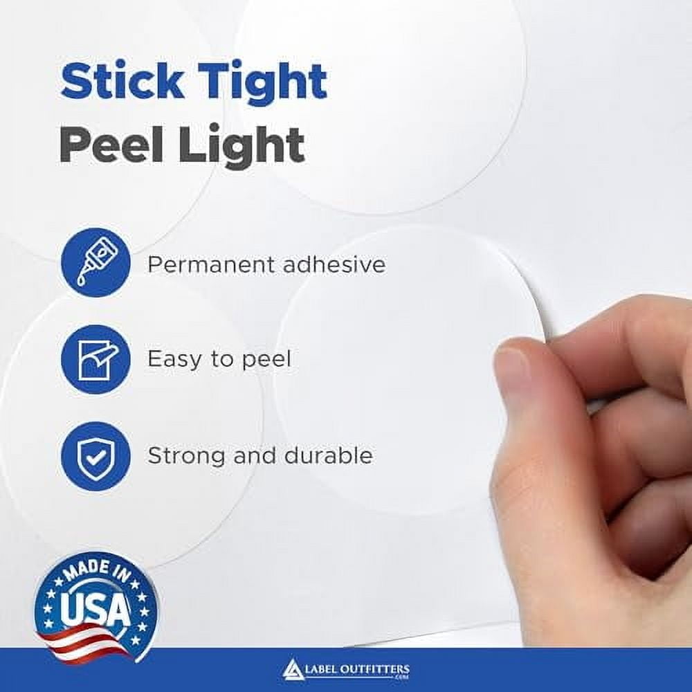 1,000 Label Outfitters Printable Fluorescent Neon Pink Inkjet Laser ...