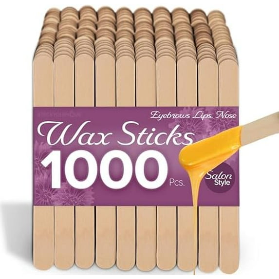 (1,000 Pcs) Wooden Popsicle Sticks for Crafts Bulk 4.5-Inch, Wood ...