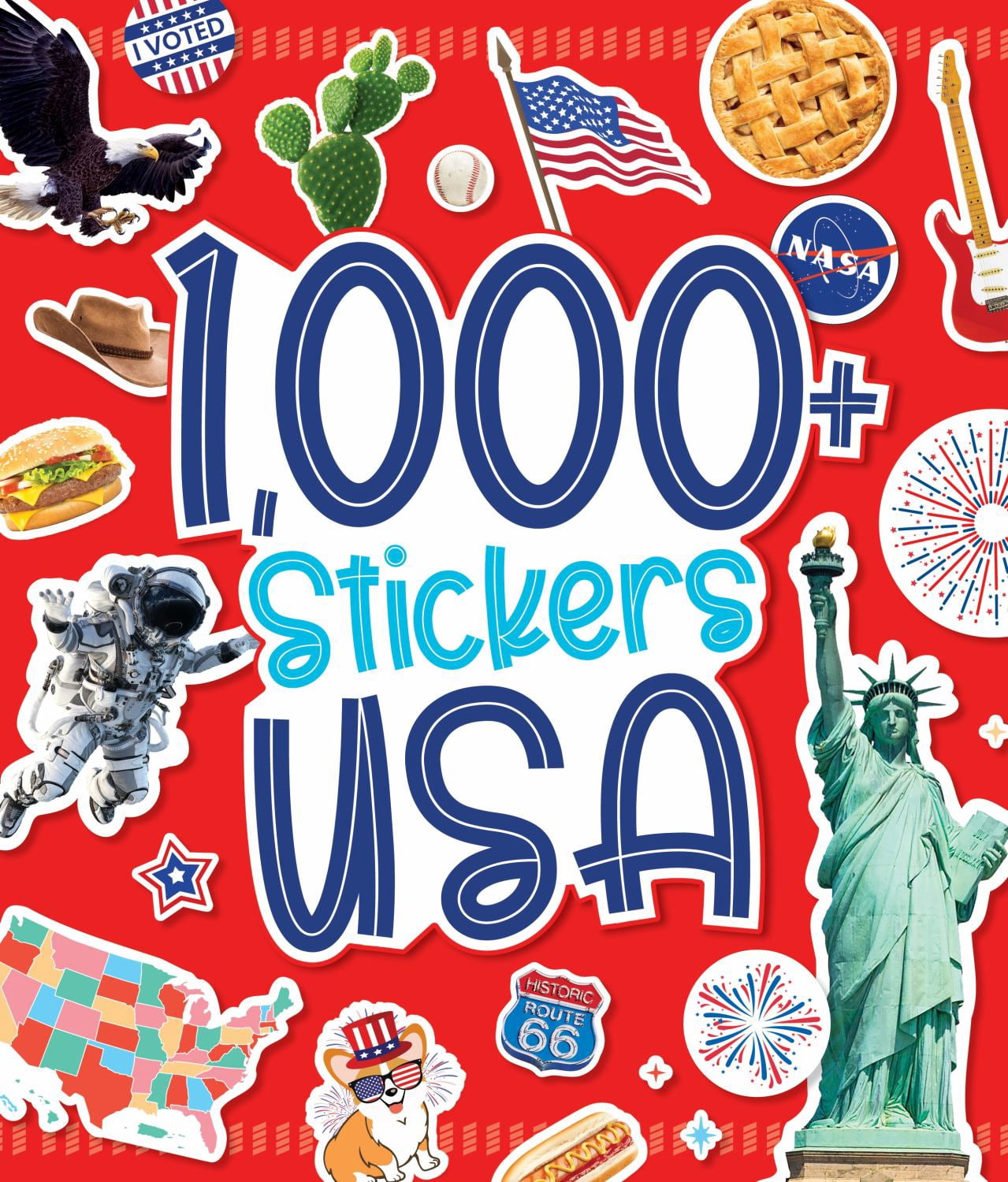 1,000 Stickers: USA (Paperback) - Walmart.com