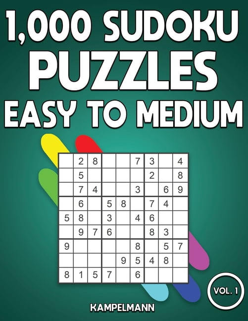 1,000 Sudoku Puzzles Easy to Medium 1,000 Sudoku Puzzles Easy to Medium ...