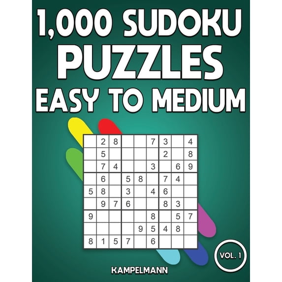 1,000 Sudoku Puzzles Easy to Medium 1,000 Sudoku Puzzles Easy to Medium ...