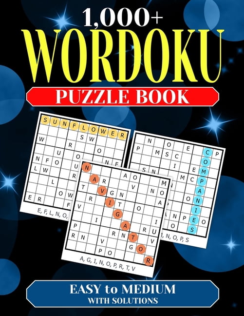 1,000+ Wordoku Puzzle Book for Adults: Word-based Sudoku Puzzles with a ...