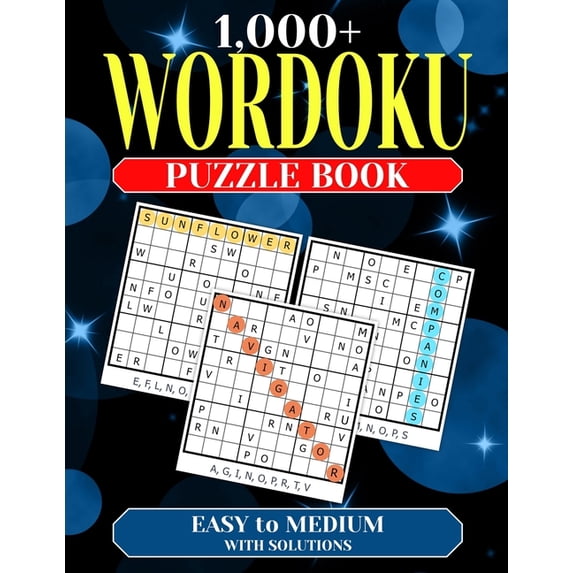 1,000+ Wordoku Puzzle Book for Adults: Word-based Sudoku Puzzles with a ...