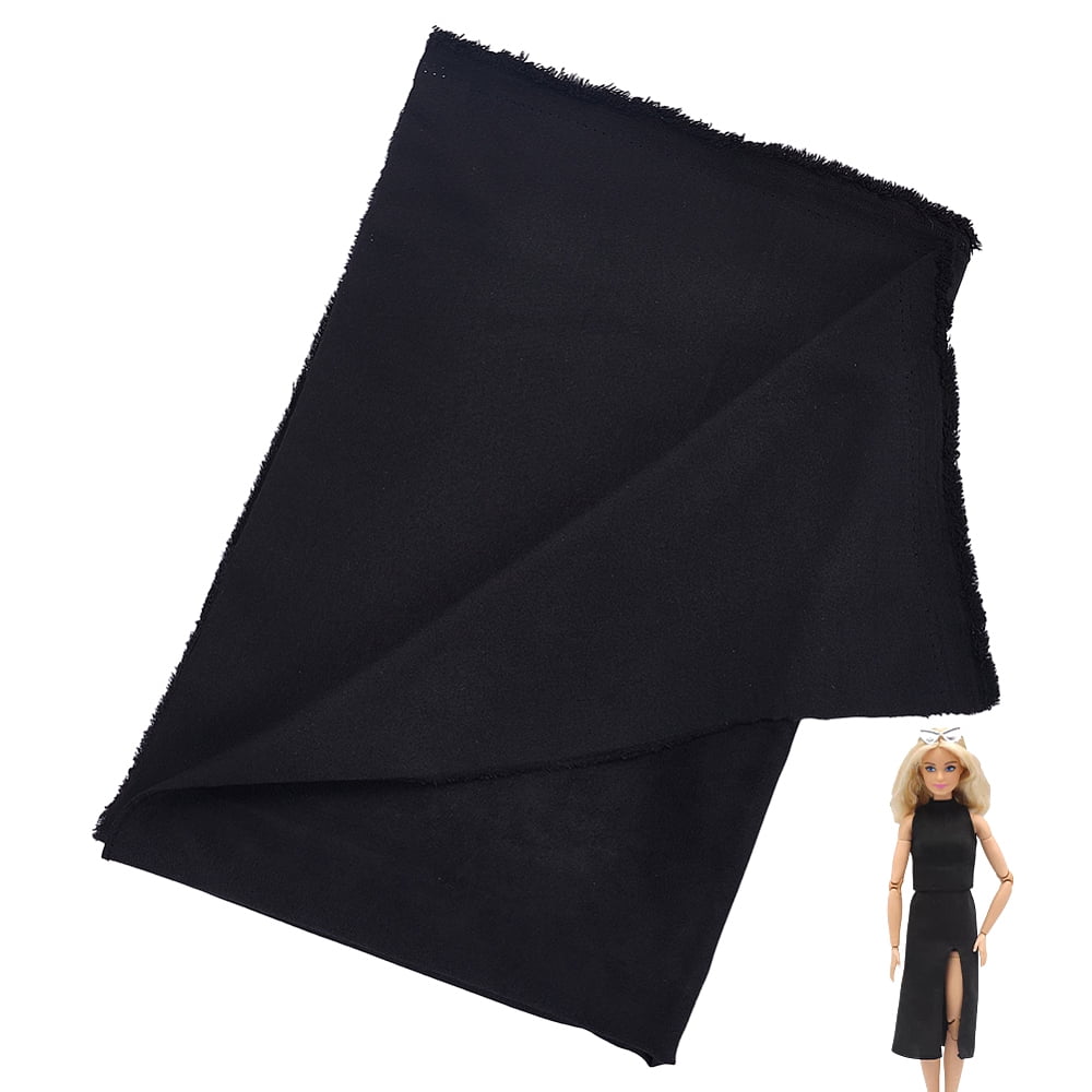 1.09Yard Suede Fabric Black Vintage Suede Fabric 59Inch Wide Polyester ...