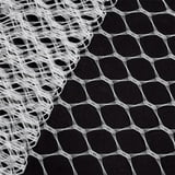 1.09Yard White Bridal Veil Netting Fabric 9inch Wide Birdcage Wedding ...