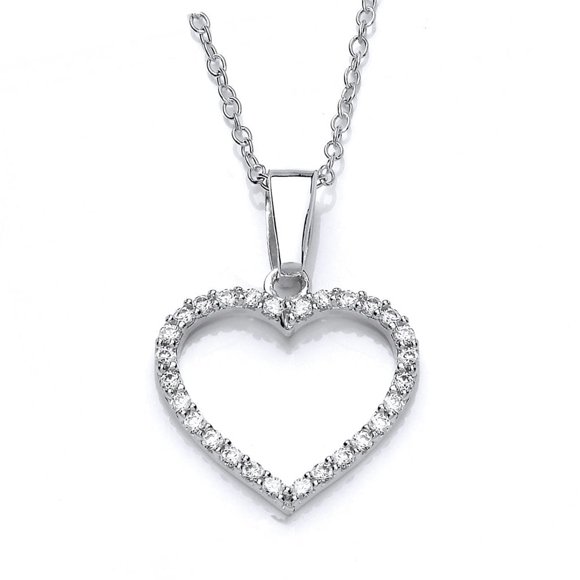 Open Heart Necklaces