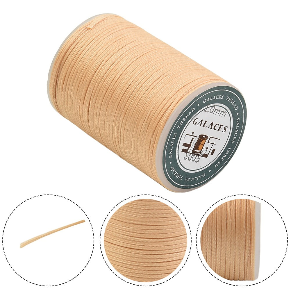 1.0Mm 70M Leather Sewing Waxed Thread For Chisel Awl Upholstery Shoes ...