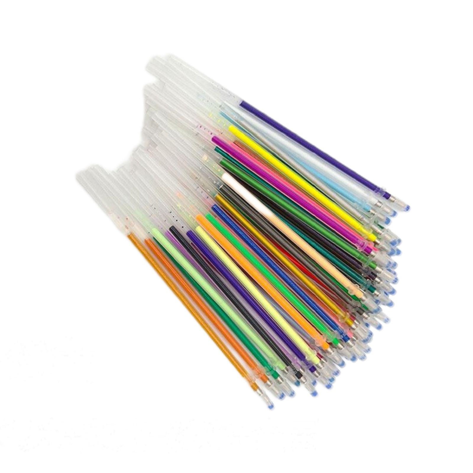 1.0mm Gel Pen Set - 24 Color Flash Gel Pen Refills for DIY Scrapbooking ...