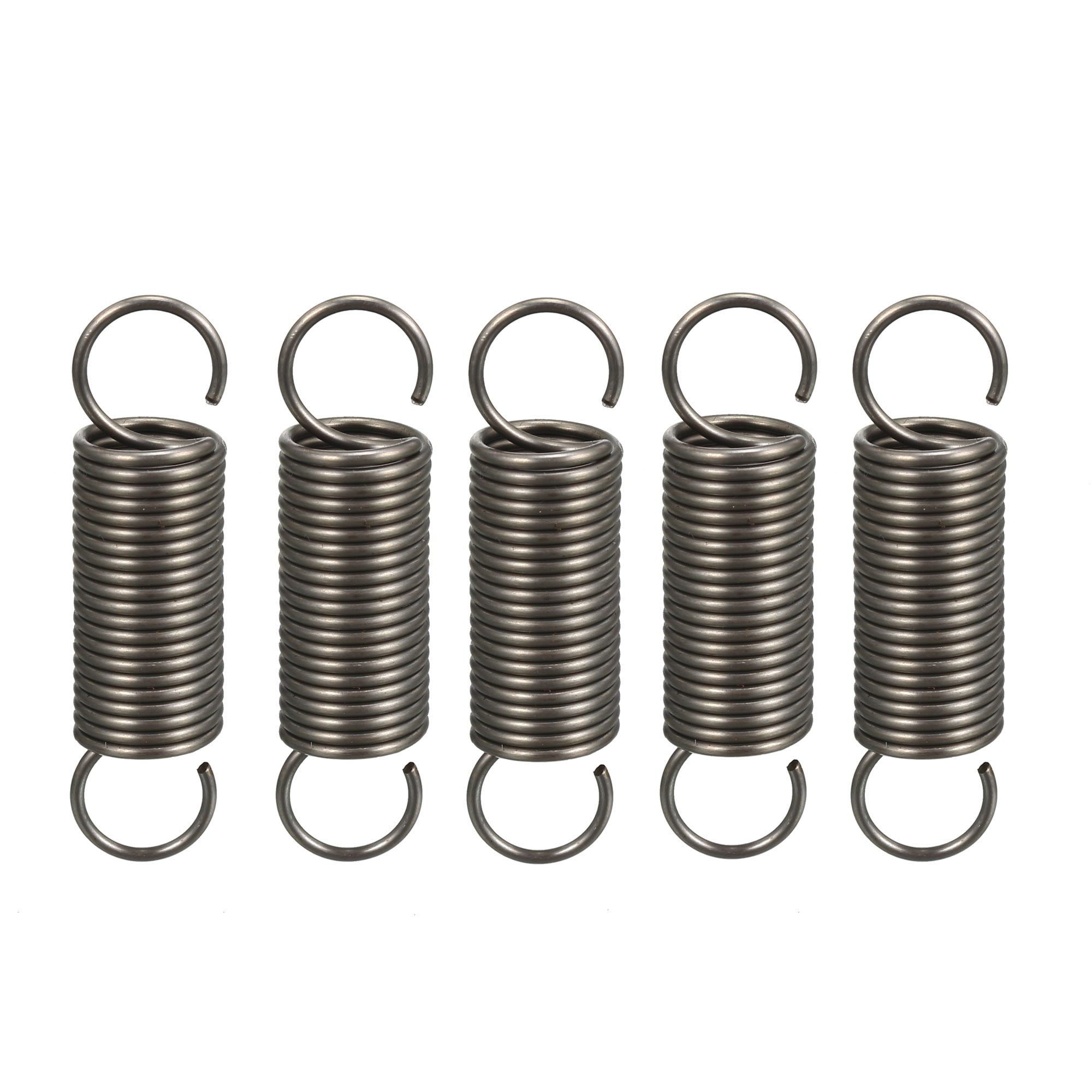 1.0x10x40mm Spring Steel Small Dual Hook Tension Spring, 5pcs - Walmart.com