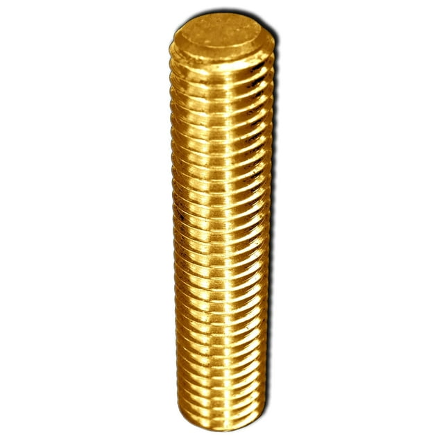 1 1/2-13 x 12" Solid Brass Fully Threaded Rod All Thread Pipe Right ...