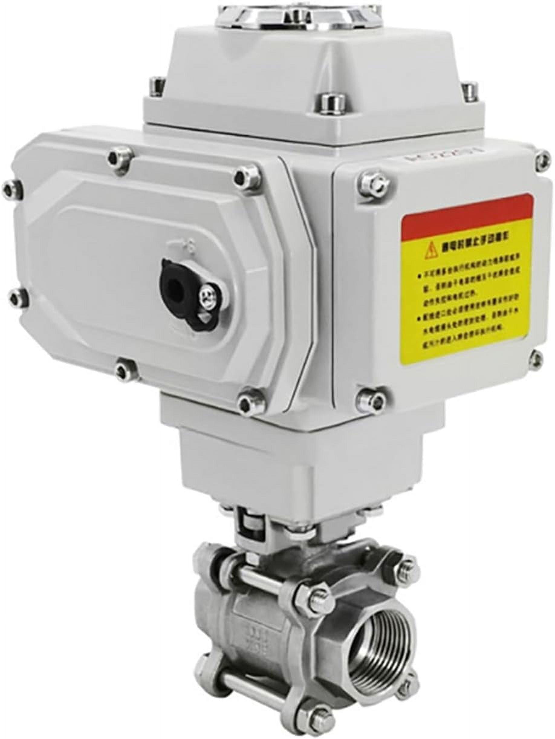 1-1/2" 2 Way High Platform Motorized Ball Valve Stainless Steel Q911F ...