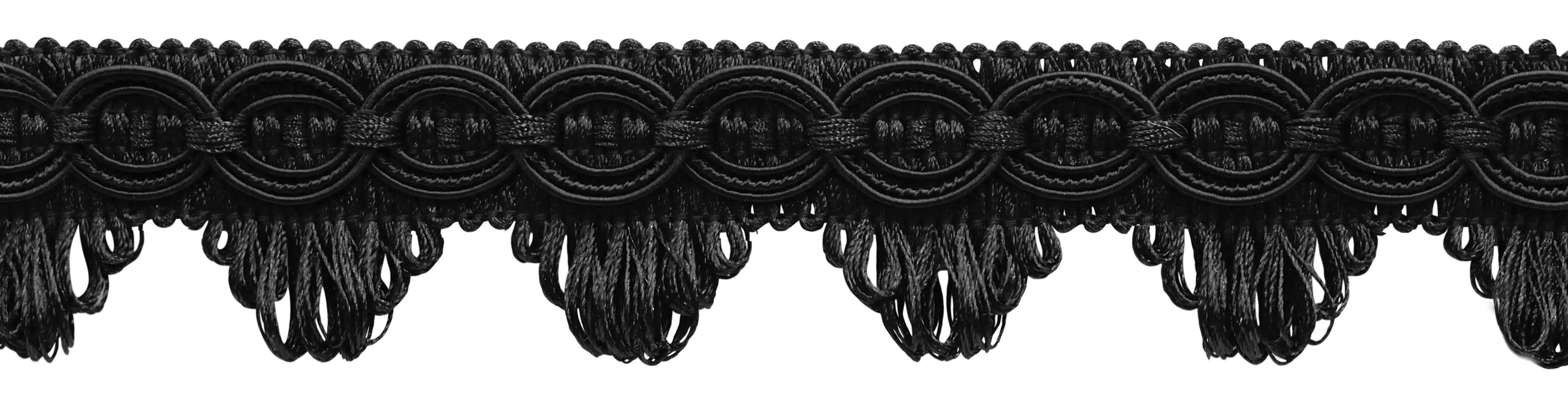 1 1/2" (3.5cm) Scalloped Fringe Gimp | Fringe Trim # SF0150FG,, Pure ...