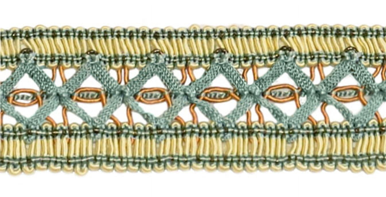 1 1/2" (3.5cm) Wide Noblesse Collection Vintage Gimp Braid Trim ...