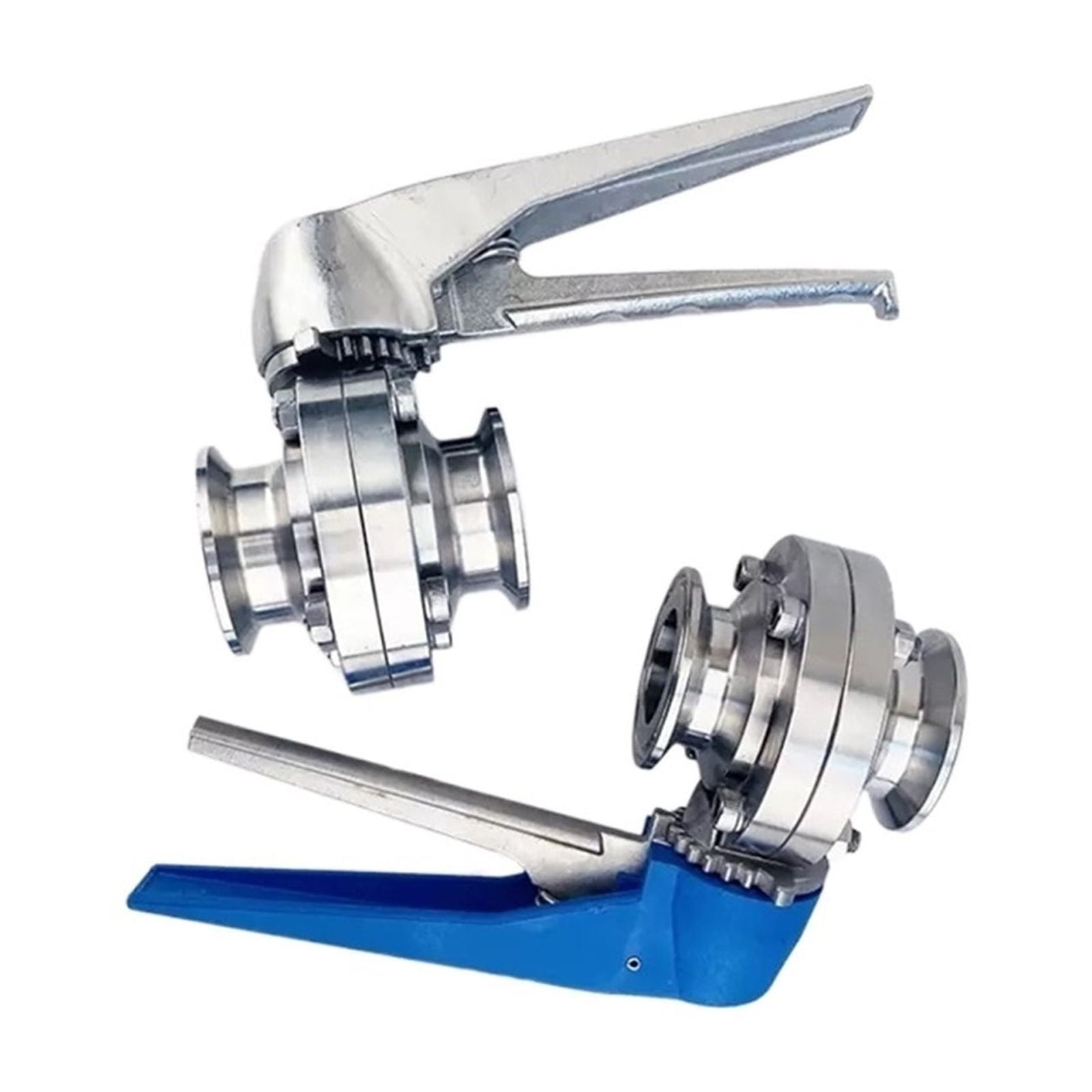 1-1/2" 38mm S304 Stainless Steel Sanitary 1.5" Tri Clamp Butterfly ...