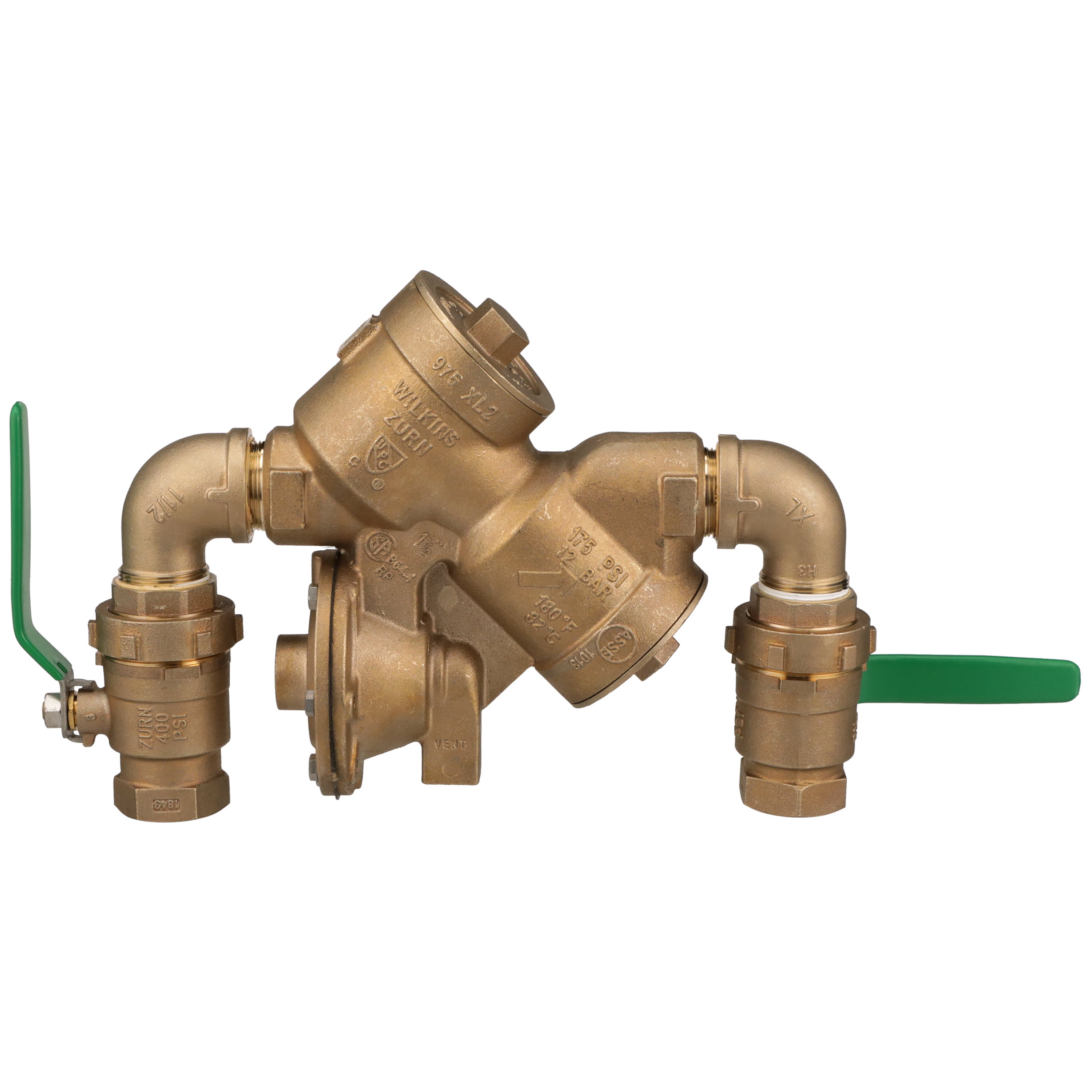 1-1/2" 975XL2 Reduced Pressure Principle Backflow Preventer with street ...