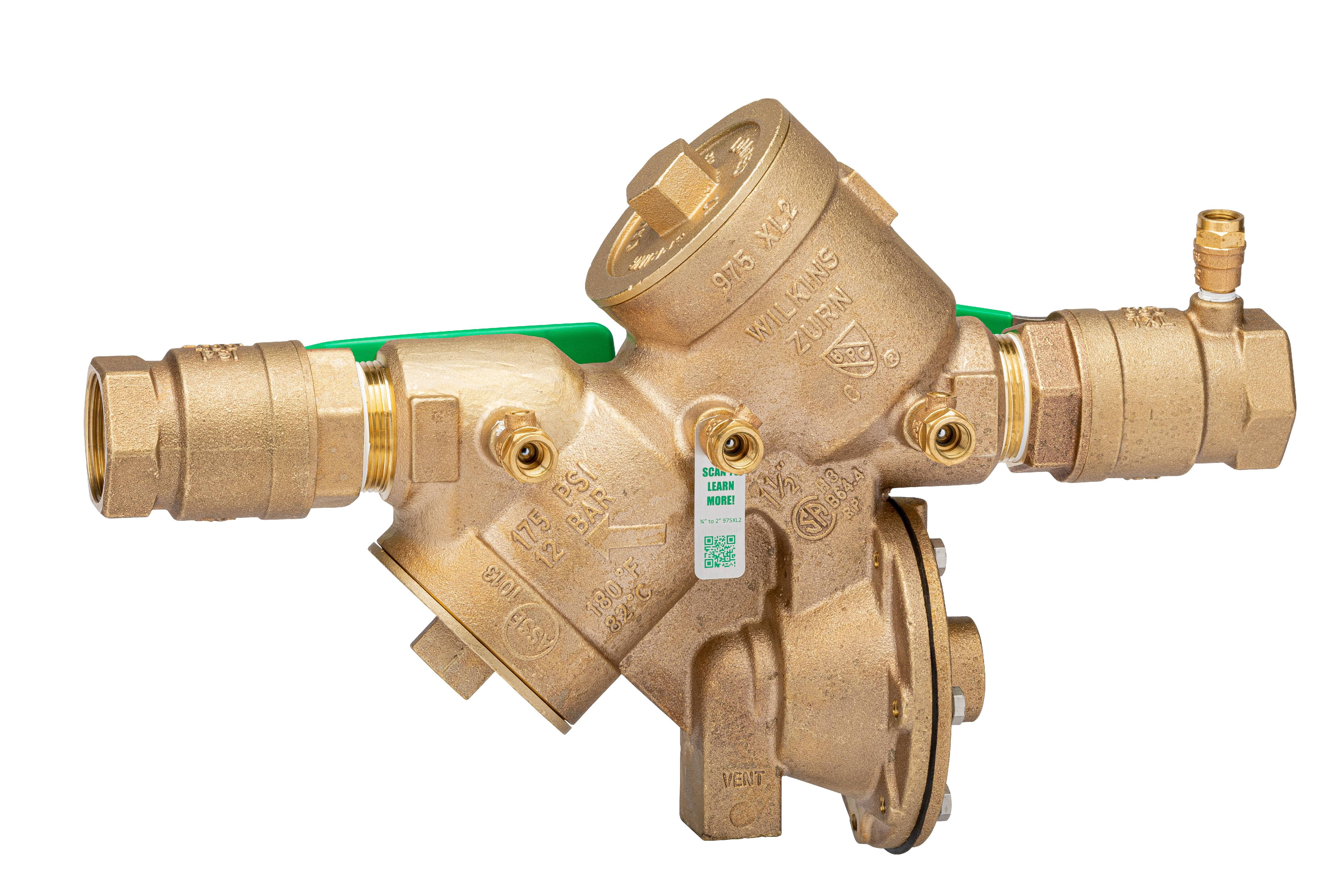 1-1/2" 975XL2 Reduced Pressure Principle Backflow Preventer - Walmart.com