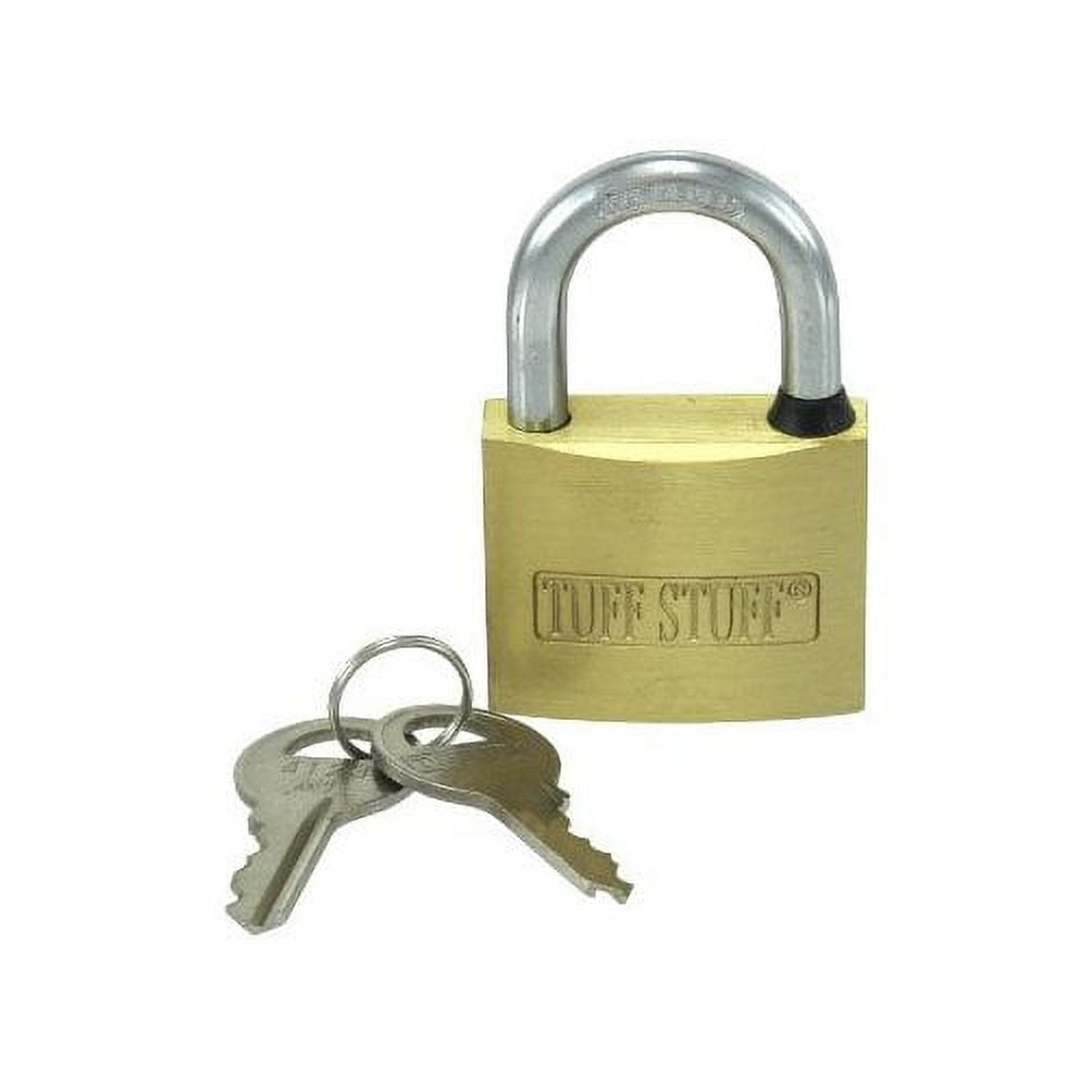 1-1/2" Brass Padlock Keyed Alike - Walmart.com