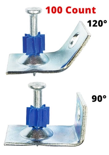 1-1/2" Ceiling Angle Clip Pins for Concrete Ceiling Hanging Overhead ...