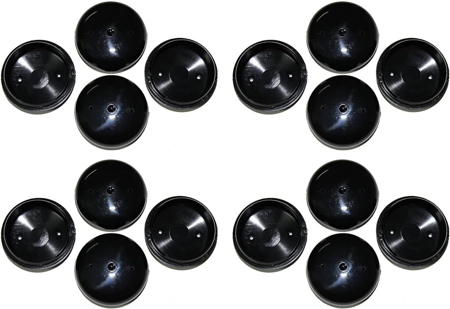 1-1/2" Deluxe Wrought Iron Patio Furniture Feet Glides and Outdoor ...