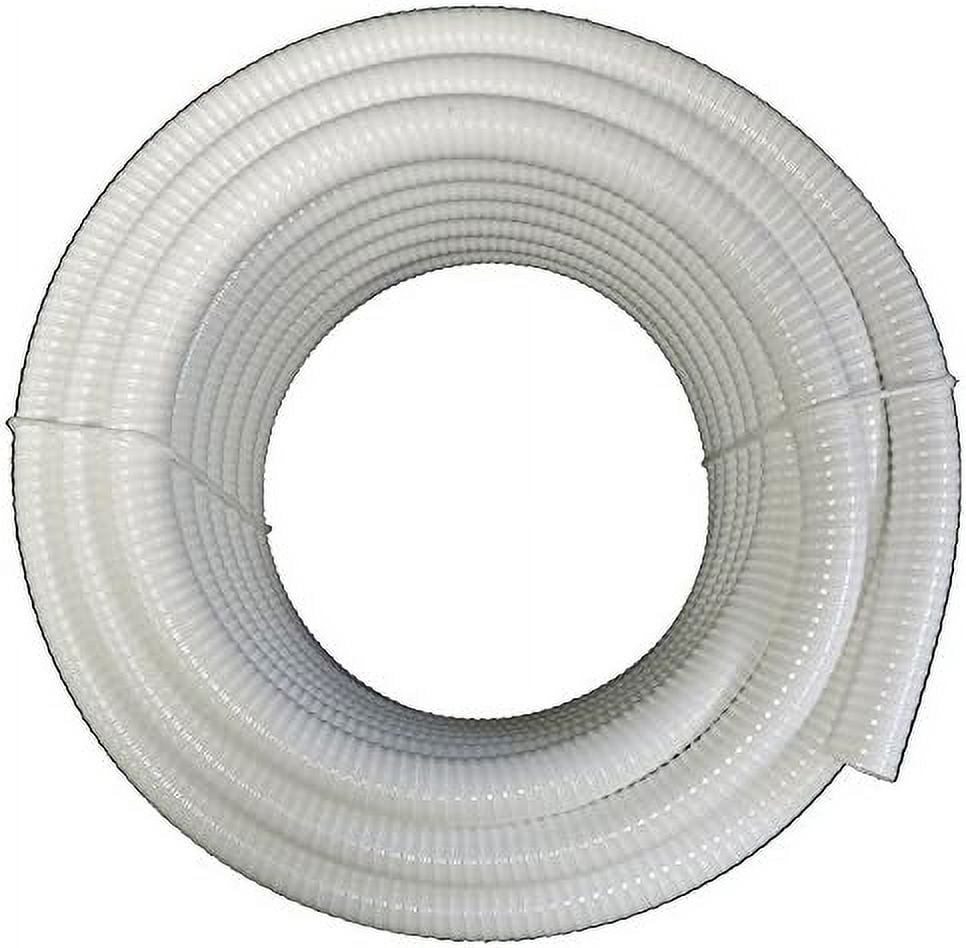(1 1/2" Dia. x 25 ft) - HydroMaxx® White Flexible PVC Pipe, Hose ...