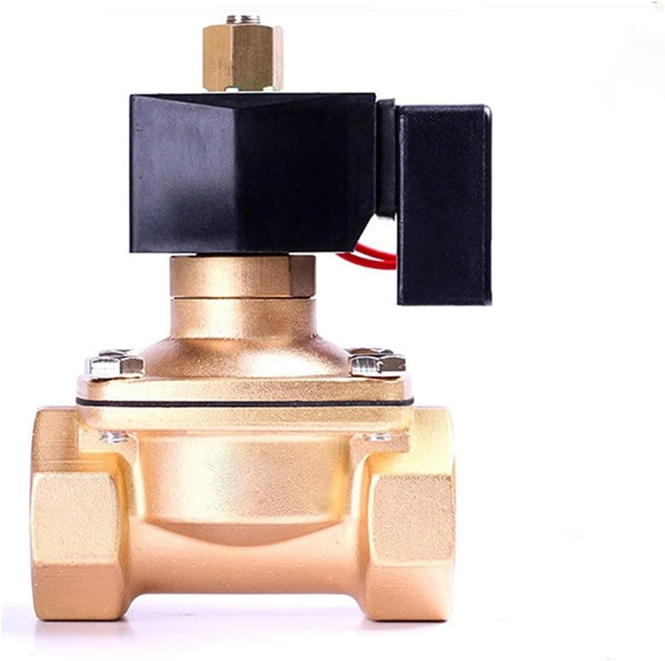 1-1/2" Energy Saving Normally Open Solenoid Valve Brass Switch Valve ...