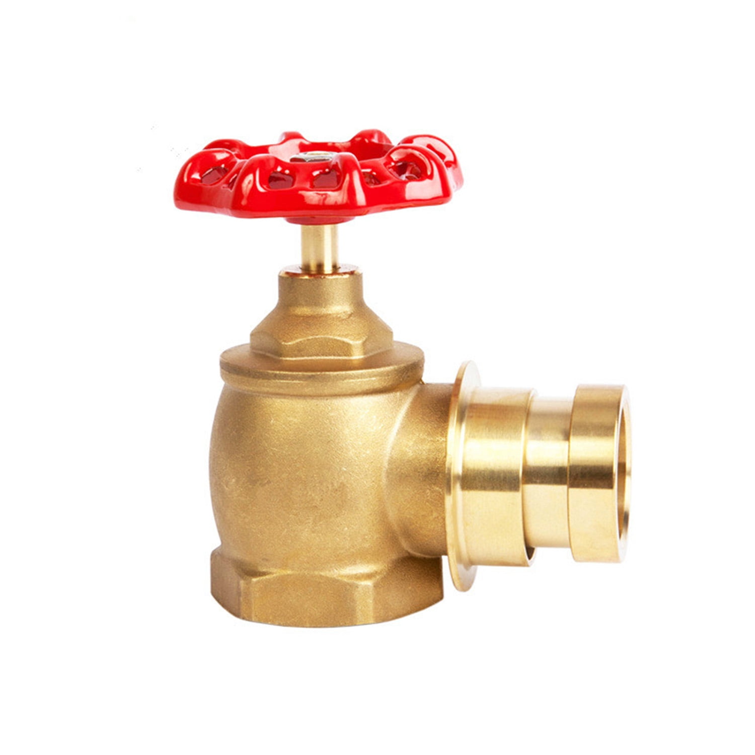 1-1/2" Fire Hose Angle Valve Stop Valve brass valve - Walmart.com