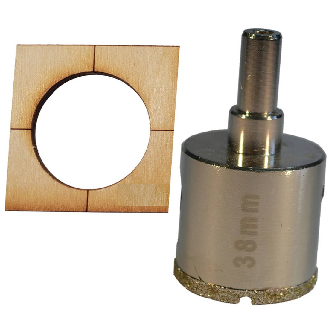 1 1/2" Hole Saw for Tile For Faucet Sink Hole Guide Holds Holesaw In ...